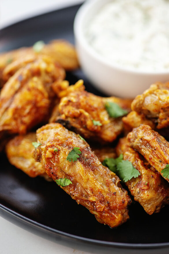 Greek Chicken Wings | in the Air Fryer AirFried.com