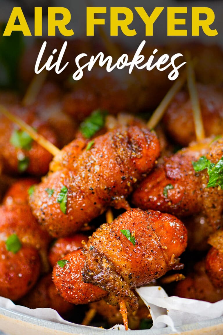 Bacon Wrapped Lil Smokies in the Air Fryer | AirFried.com