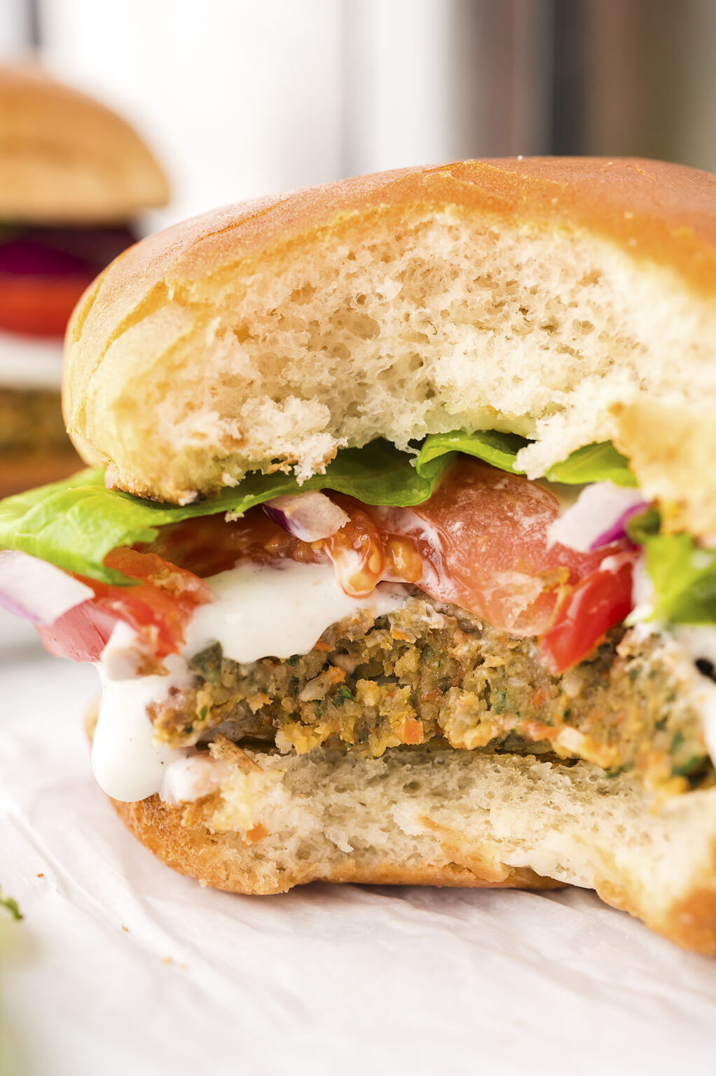 Air Fryer Falafel Burgers | AirFried.com